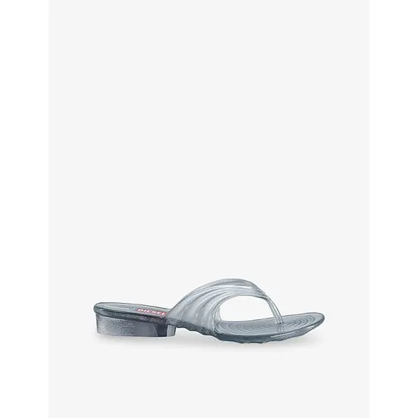 Melissa X Diesel Quantum Jelly Thong Sandals - Transparent
