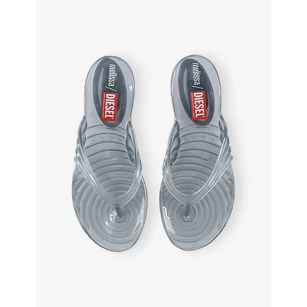 Melissa X Diesel Quantum Jelly Thong Sandals - Transparent