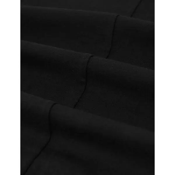 REISS Millie Cap-sleeve Cotton T-shirt - Black