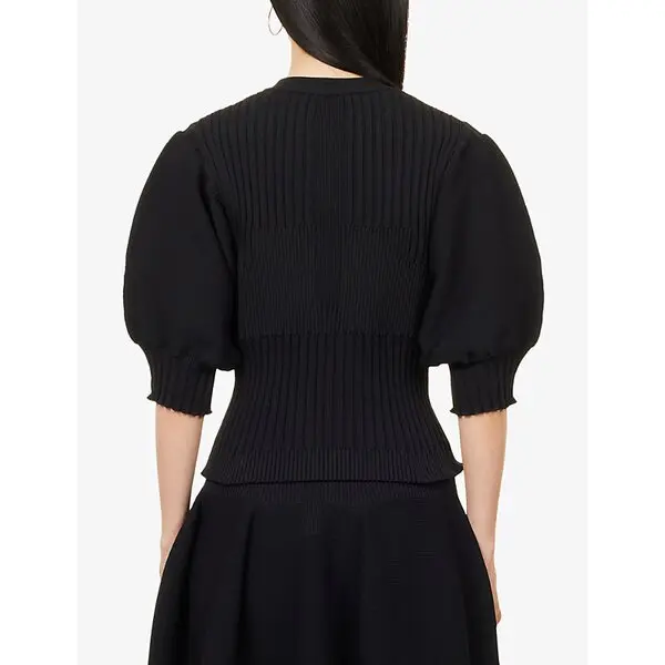 CFCL Balloon Sleeve Knitted Cardigan