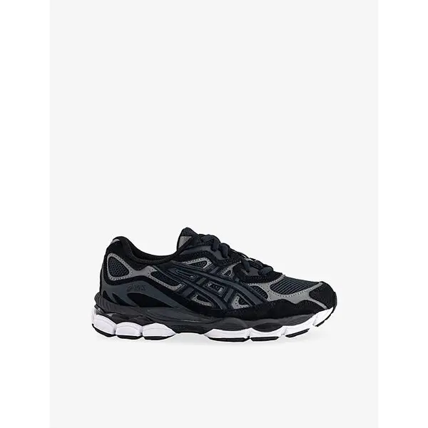 Asics Gel-nyc Suede And Mesh Low-top Trainers - Graphite Grey Graphi