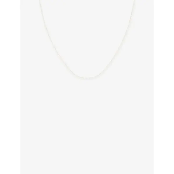 ASTRID & MIYU Cultured Pearl 14ct Gold Charm Necklace - 14ct Solid Gold