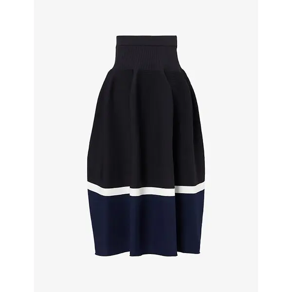 CFCL Pottery Gathered Knitted Midi Skirt