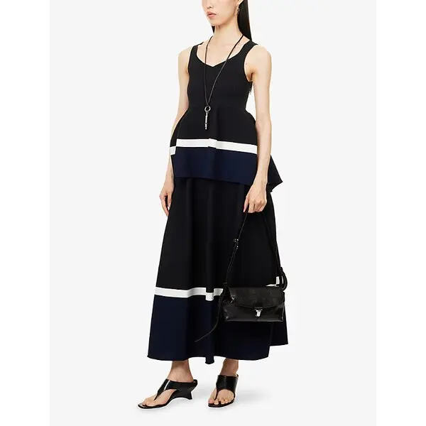 CFCL Pottery Gathered Knitted Midi Skirt