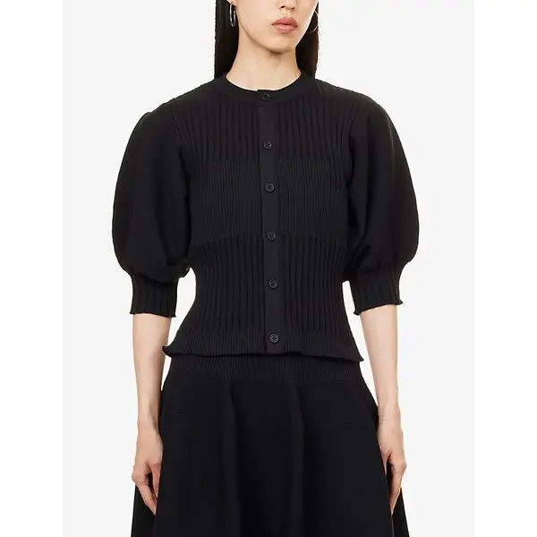 CFCL Balloon Sleeve Knitted Cardigan