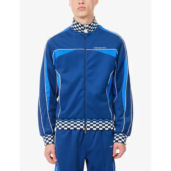 Casablanca Cyber Tricot Track Woven Jacket
