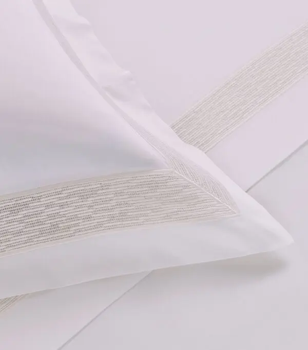 Frette Cotton Balance Lace Superking Flat Sheet Set