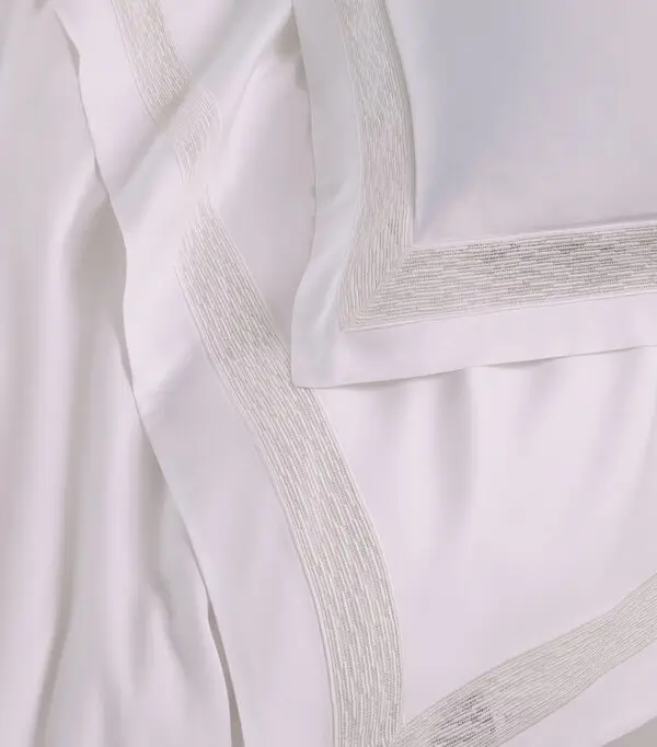 Frette Cotton Balance Lace Superking Flat Sheet Set