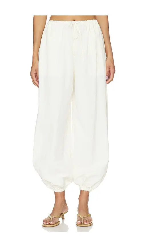 EAVES Leny Parachute Pant - Ivory