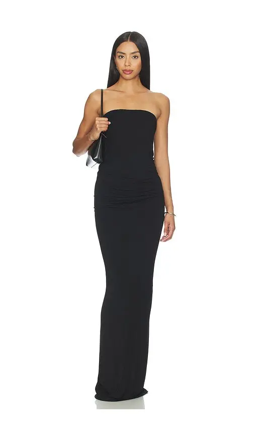 Eterne Twist Maxi Dress - Black