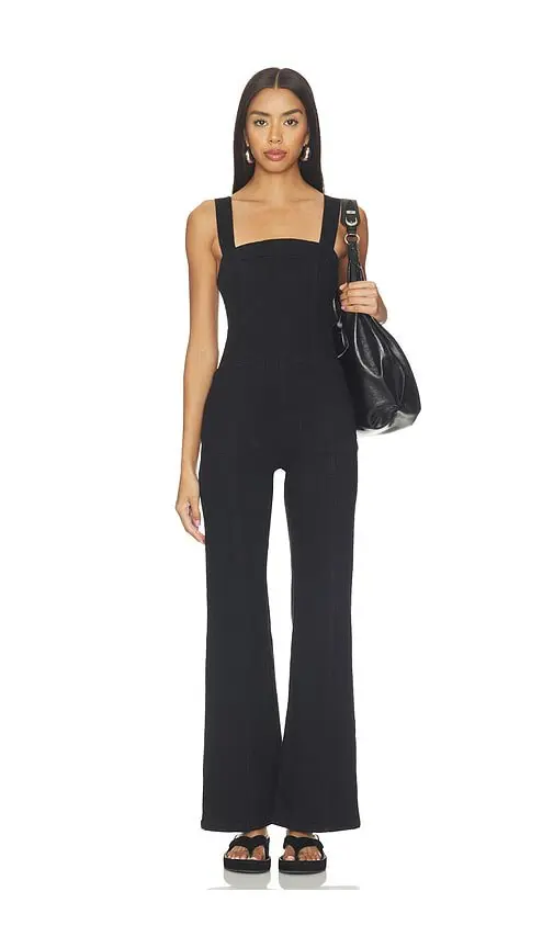 Free People X We The Free Suns Out Bootcut Jumpsuit - Black