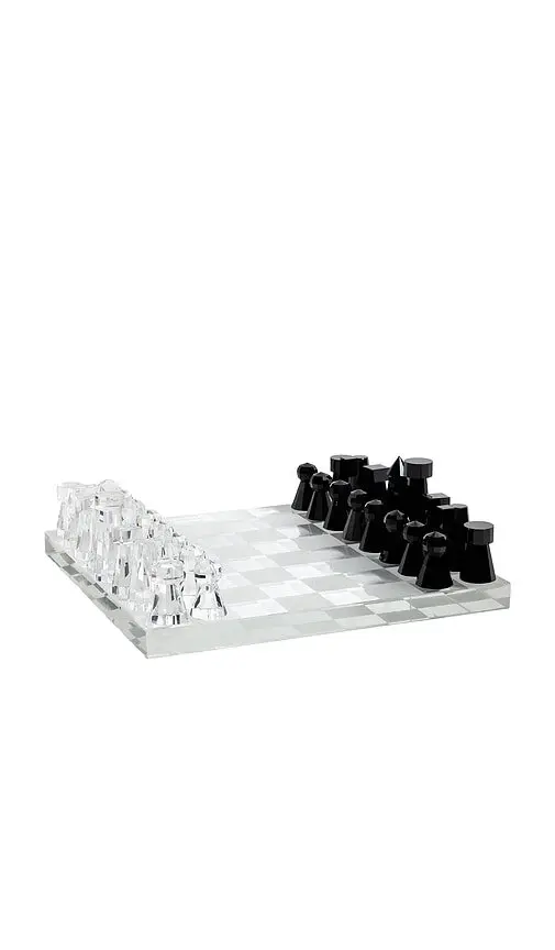 The Favorites Handmade Crystal Chess Set - Black