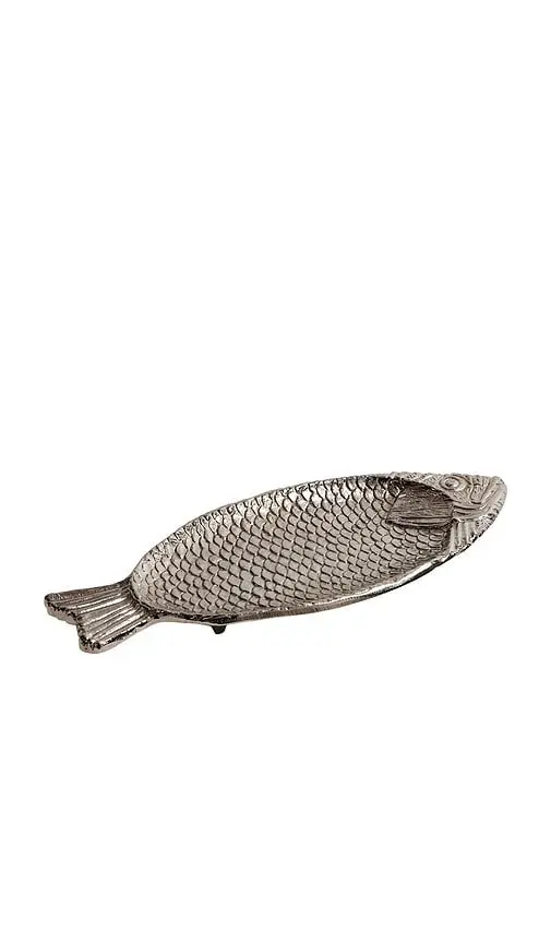 The Favorites Fish Platter - Metallic Silver