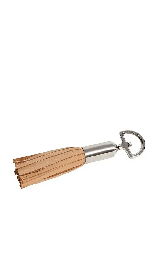 The Favorites Royal Leather Tassel Bottle Opener - Tan