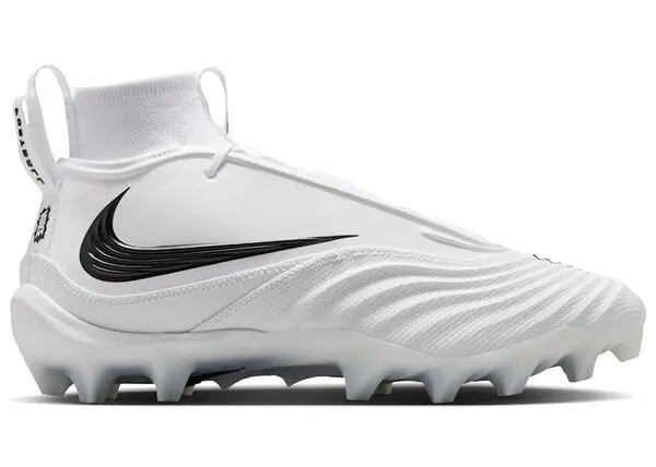 Nike Alpha Menace Pro Athletic Cleats - White/black