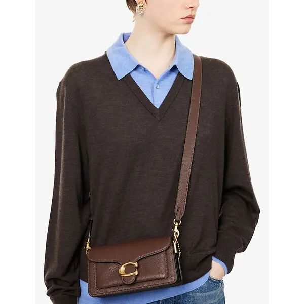 COACH Tabby Two-compartment Leather Shoulder Bag - Maple