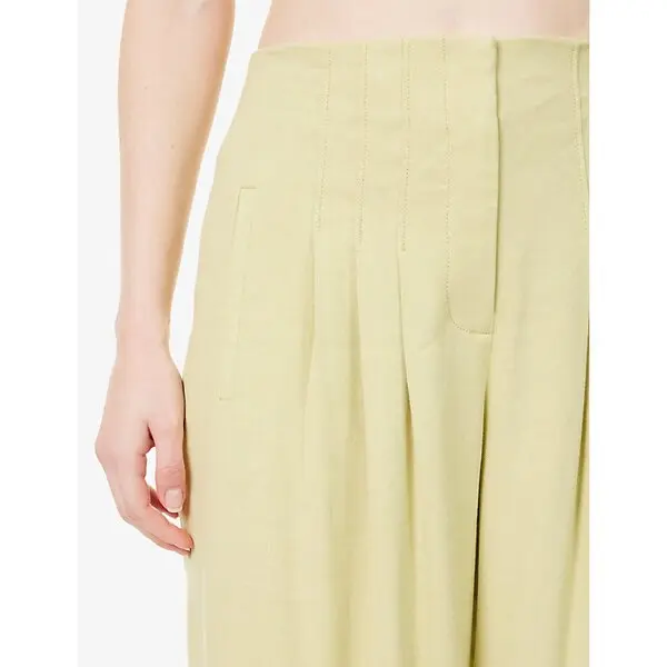 Veronica Beard Hoyt Wide-leg Pleated Trousers