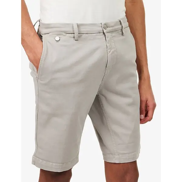 REPLAY Hyperflex Stretch-cotton Chino Shorts