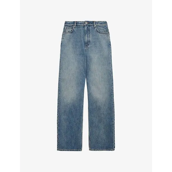 Loewe Faded-wash Straight-leg Denim Jeans