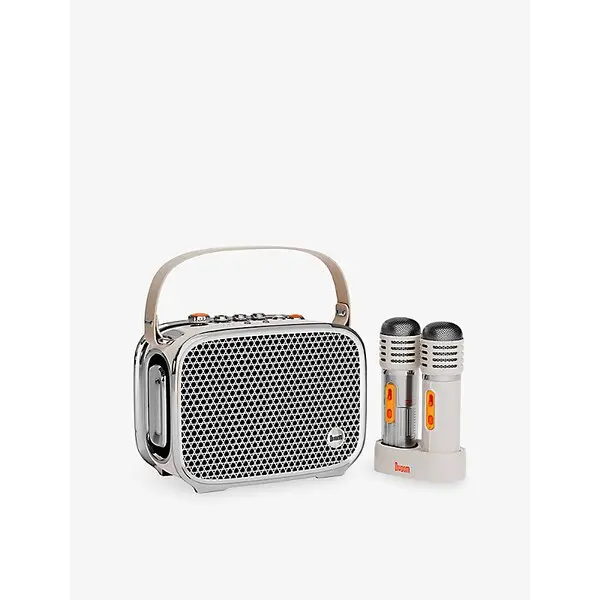 THE TECH BAR Portable Dual-mic Karaoke Machine