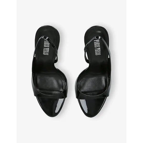 Paris Texas Lidia 105 Leather Slingbacks