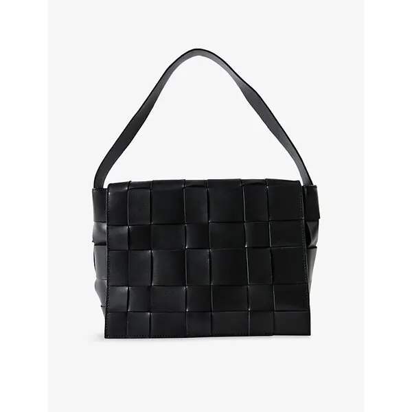 ST. AGNI Envelope Slim Leather Tote Bag