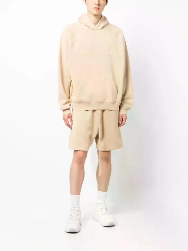 Fear Of God Cotton Blend Drawstring Track Shorts