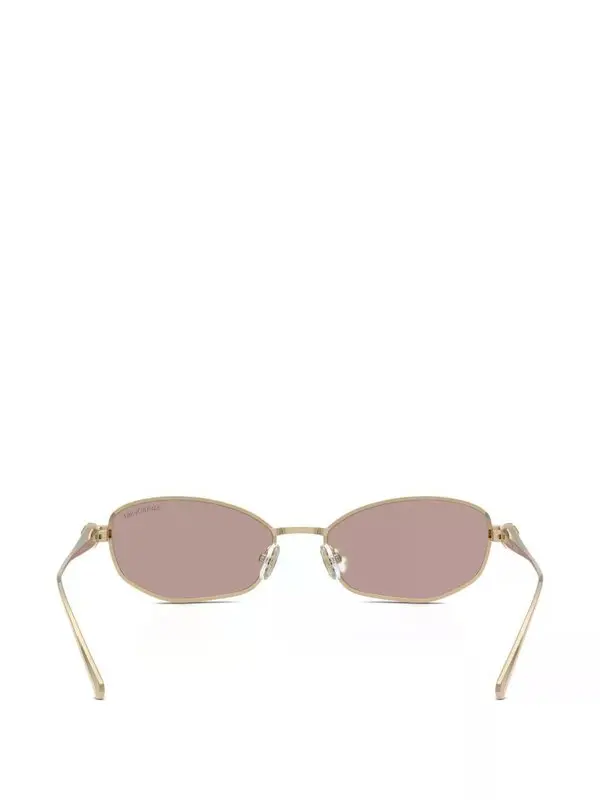 SWAROVSKI Rectangle Frame Sunglasses - Gold