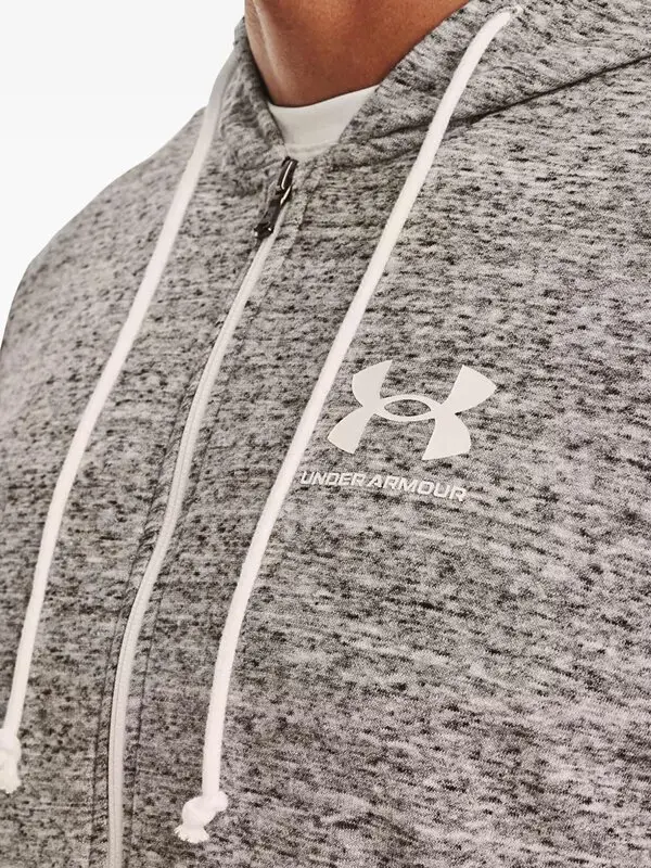 Under Armour Rival Terry Lc Fz Marl-pattern Zip-up Hoodie