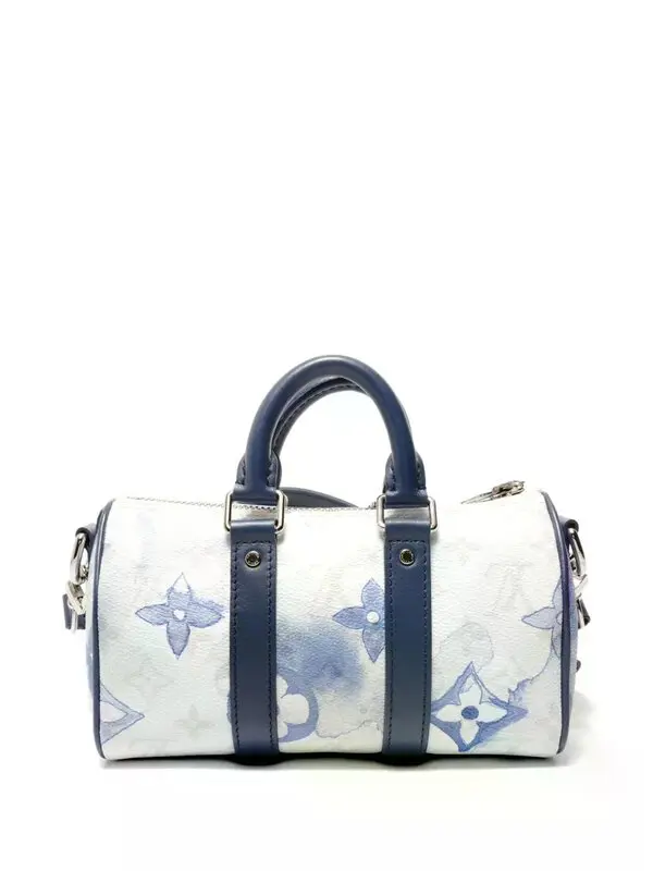 LOUIS VUITTON Watercolor Monogram Keepall Xs Shoulder Bag - White