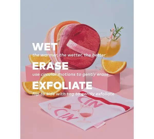 MAKEUP ERASER Spritz Please Multi-pack Reusable Makeup Wipe Set - No Color