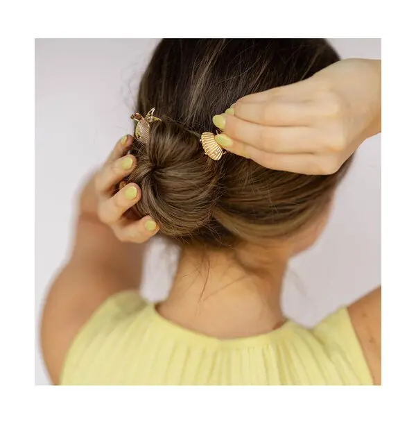 HEADBANDS OF HOPE Mini Claw Clip Set Of 4 Seashell