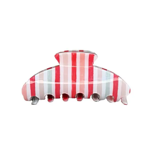 HEADBANDS OF HOPE Stripe Sunset Medium Hair Claw Clip - Red,pink,orange