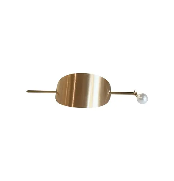 HEADBANDS OF HOPE Pearl Drop Ponytail Hair Cuff - Gold