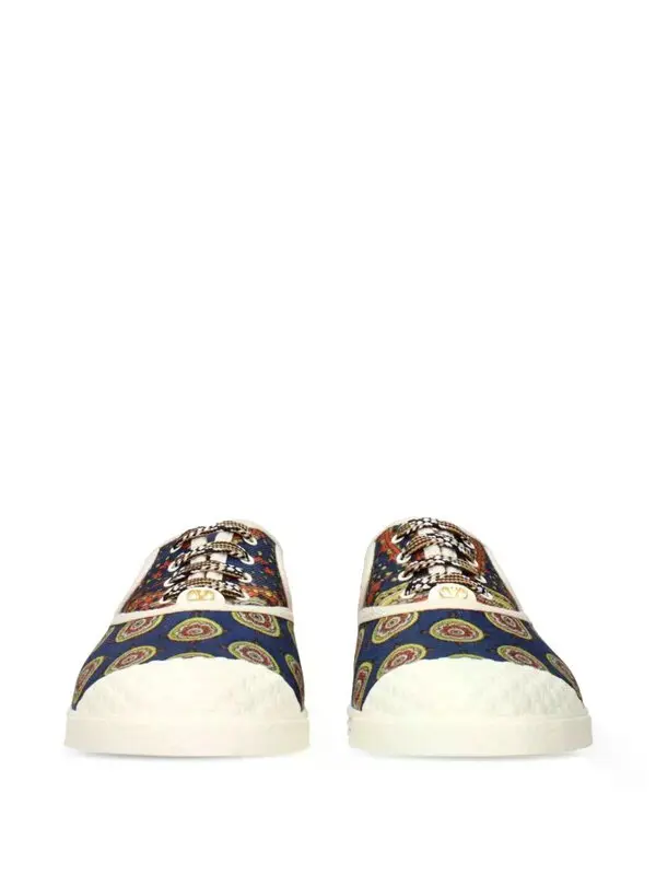 Valentino Garavani Paisley Print Lace-up Sneakers