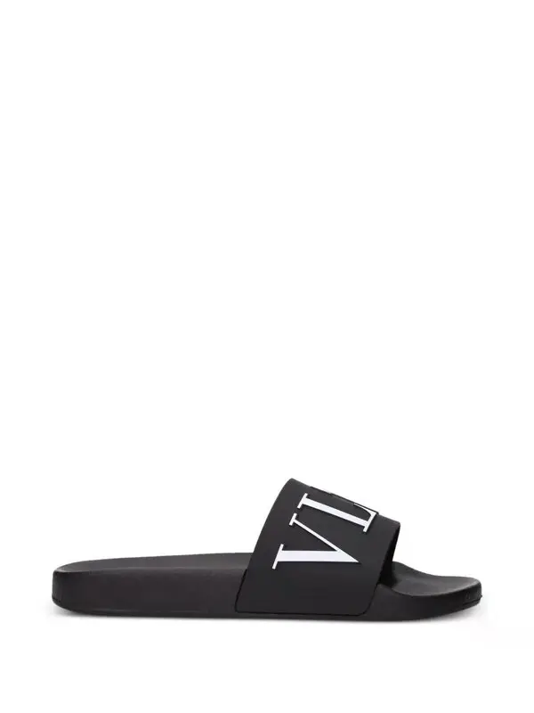 Valentino Garavani Logo Slide Sandals