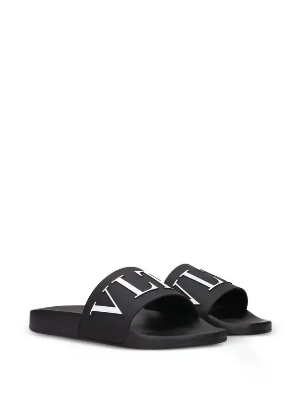 Valentino Garavani Logo Slide Sandals