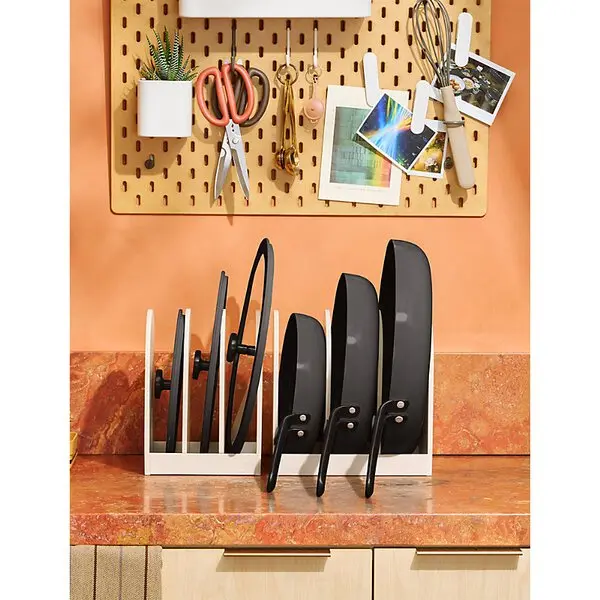 OUR PLACE Essentials Pan Trio Eight-piece Aluminium Set - Char