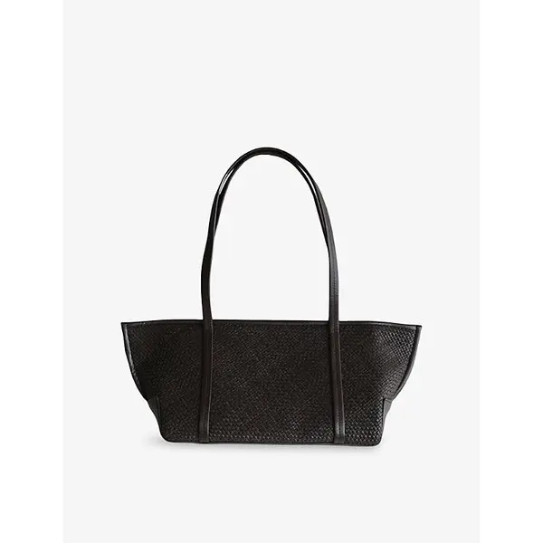 ST. AGNI Bateau Leather Tote Bag - Coffee