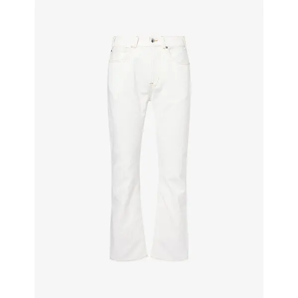 7 For All Mankind Straight Leg Cotton Denim Jeans
