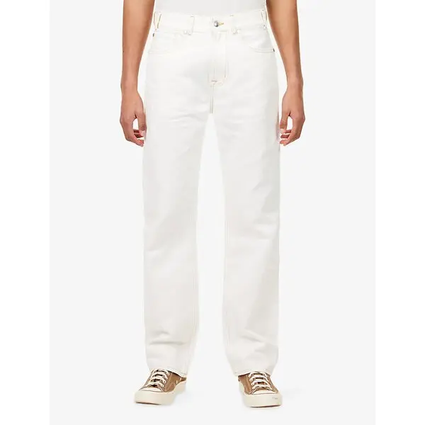 7 For All Mankind Straight Leg Cotton Denim Jeans