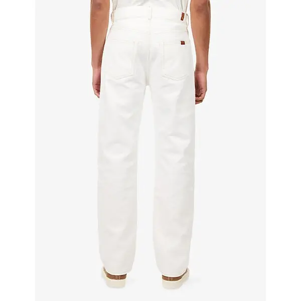 7 For All Mankind Straight Leg Cotton Denim Jeans