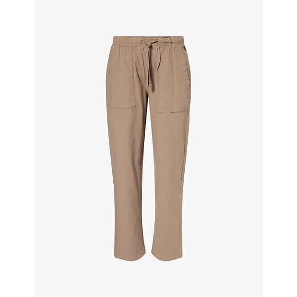 FINISTERRE Hendra Cotton And Hemp Blend Trousers - Woodsmoke