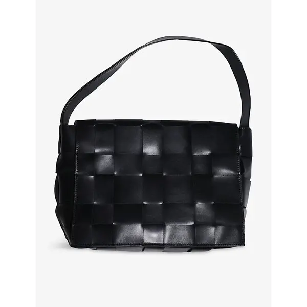 ST. AGNI Envelope Slim Leather Tote Bag
