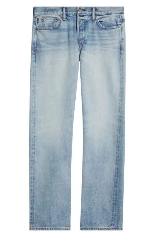 TOM FORD Selvedge 50 Straight Fit Jeans - Pale Blue Denim