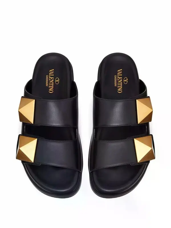 Valentino Garavani Oversized Rockstud Flat Sandals