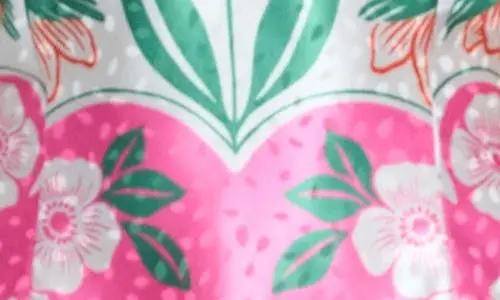 CIEBON Maika Floral Dot Satin Halter Top