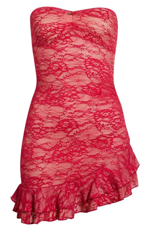 Princess Polly Hailees Strapless Lace Mini Dress