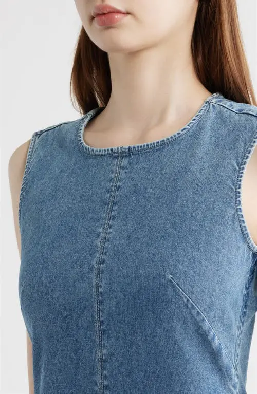 Rag & Bone Jasmine Denim Midi Tank Dress