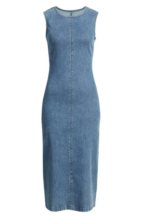 Rag & Bone Jasmine Denim Midi Tank Dress